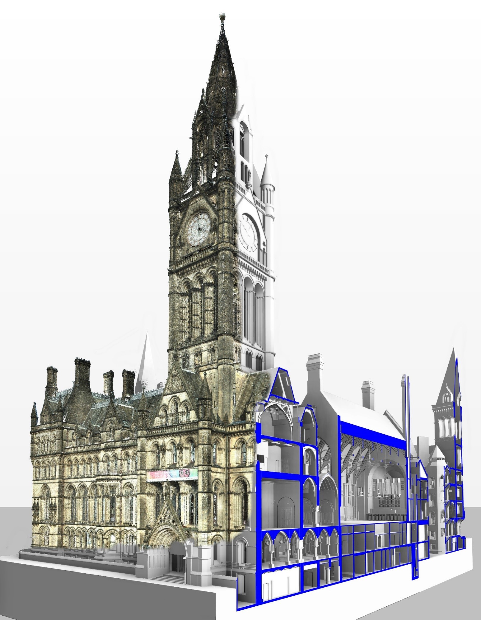 Over 1400 3D Laser Scans to model Neo-Gothic building - Hobs 3D